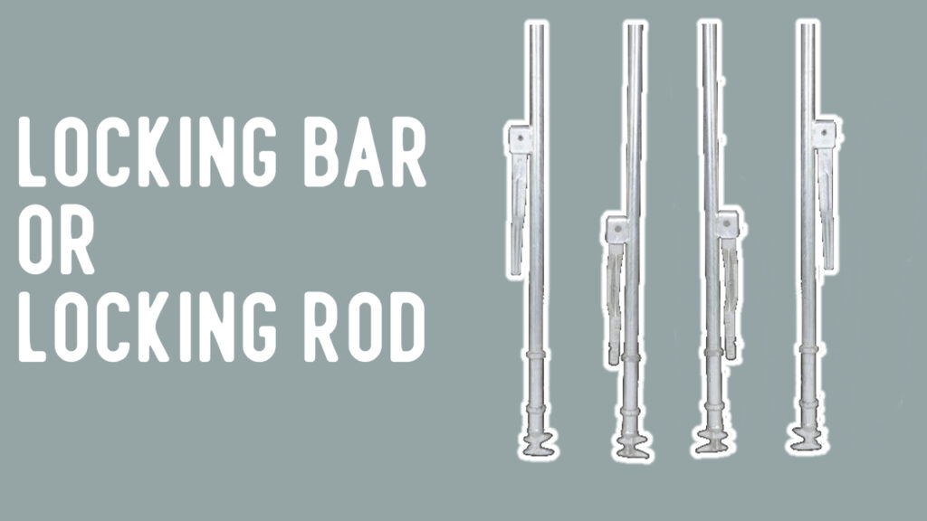 What is the shipping container Locking Bar? Locking Rod