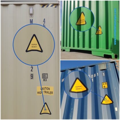 Shipping Container Markings | Decals | Labels | Stickers