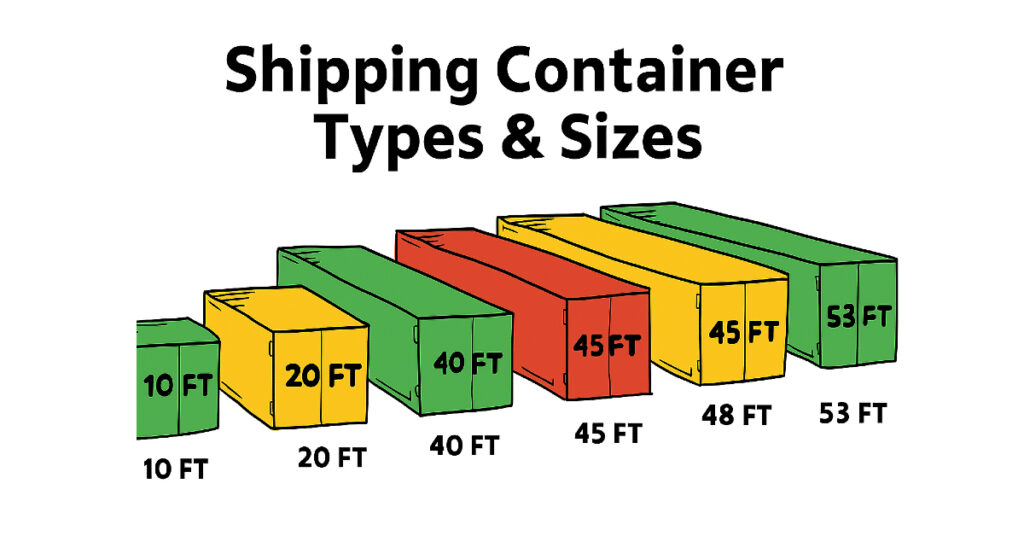 Shipping Container Types & Sizes: 20ft|40ft|High Cube & More